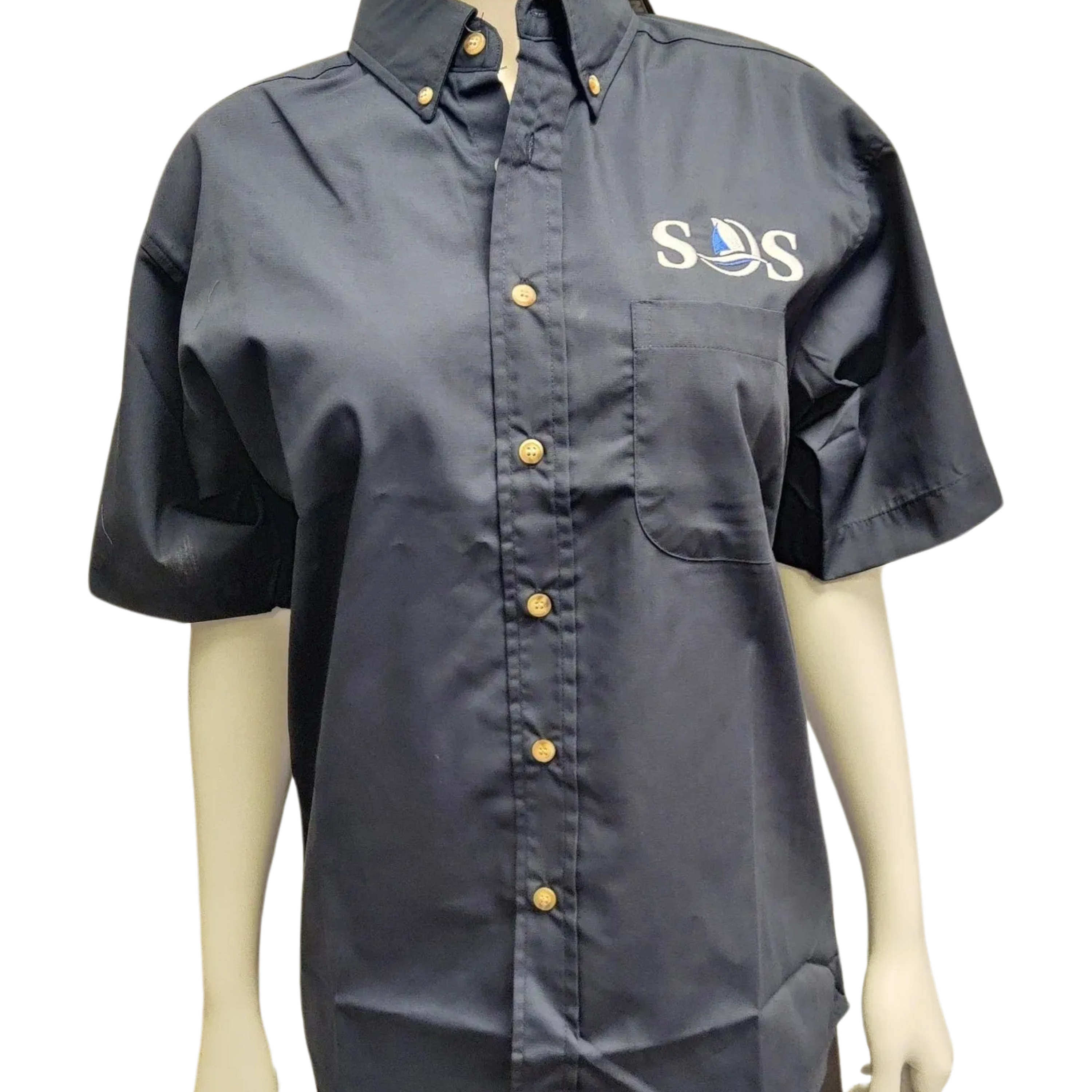 Short Sleeve Button Down Dress Shirt – SOS Distribution